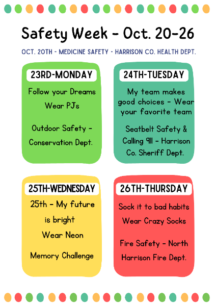 North Harrison R-III - Safety Week 2023