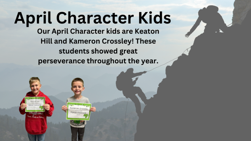 North Harrison R-III - April Character Kids