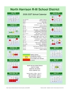 North Harrison R-III - 2026-2027 Calendar